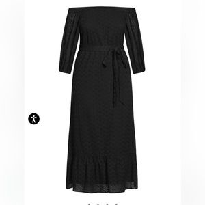 City Chic | Dresses | Nwt Refinity Ivy Maxi Dress Black | Poshmark